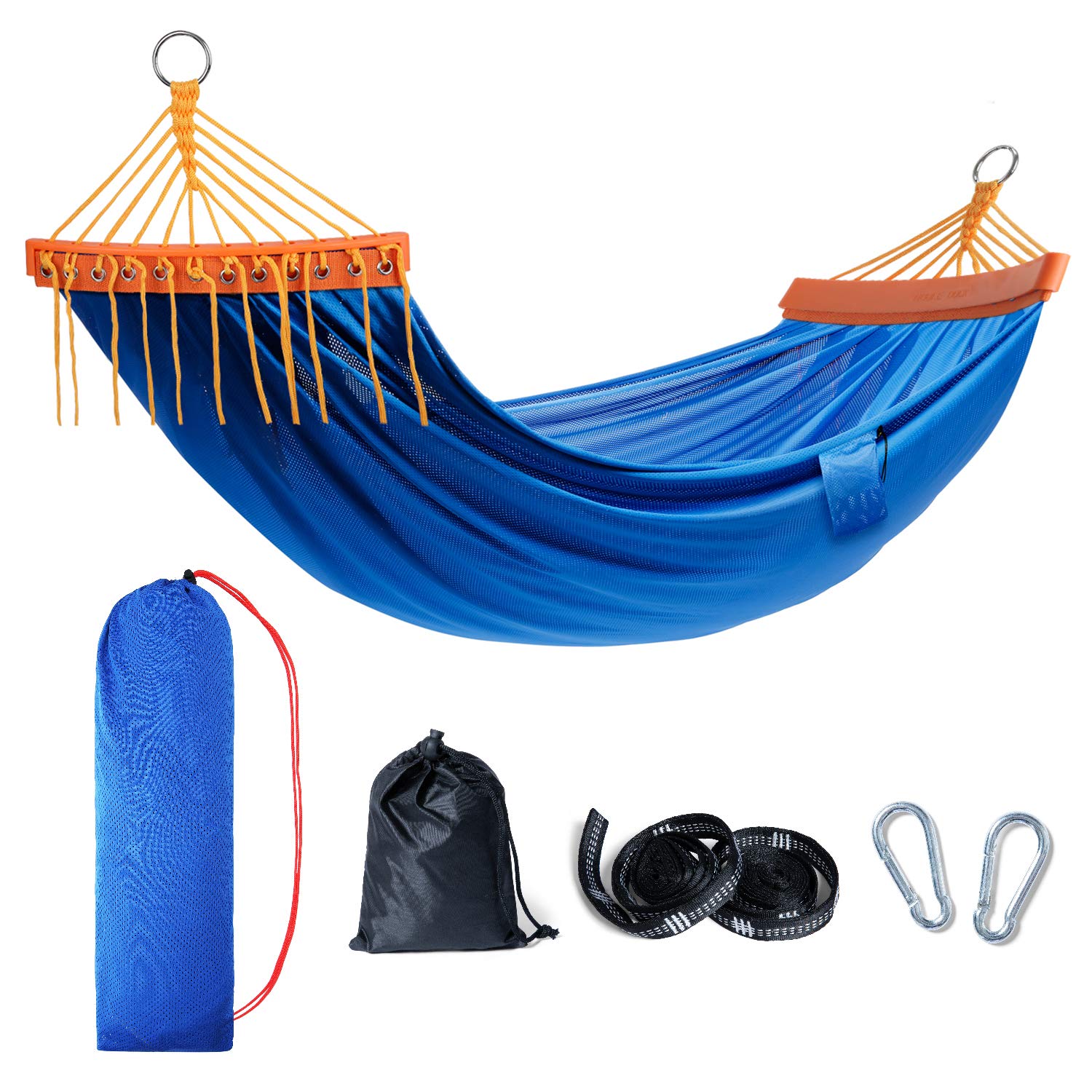 Double Camping Hammock with Tree Straps for Outdoors - NOBLE DUCK ...